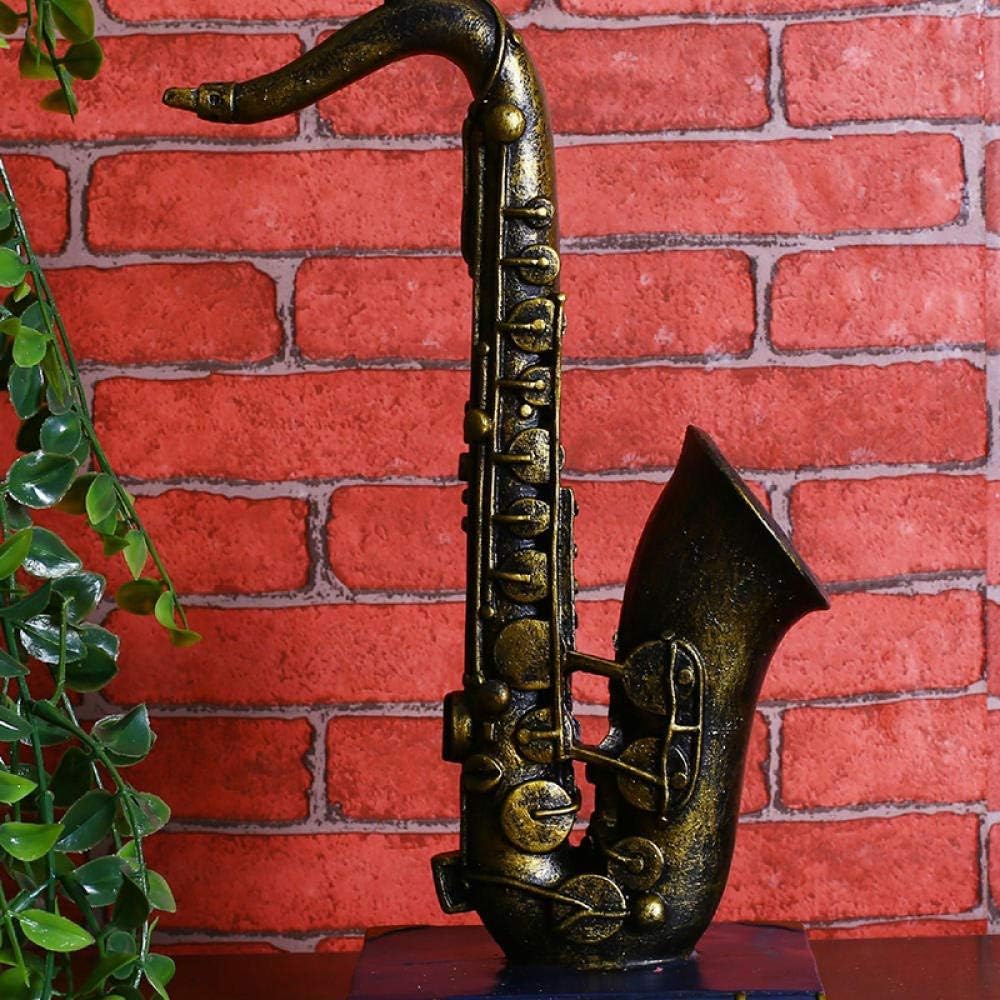 Vintage Cube Horn Trumpet Model Bust Statue, Retro Resin Sculpture Cra ...
